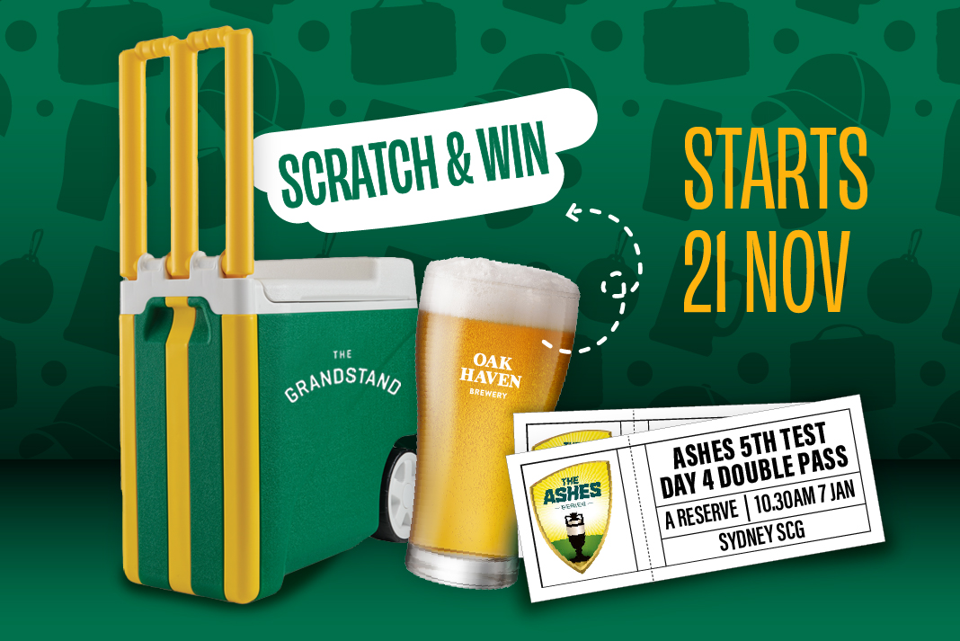 Scratch & Win The Ashes Tickets