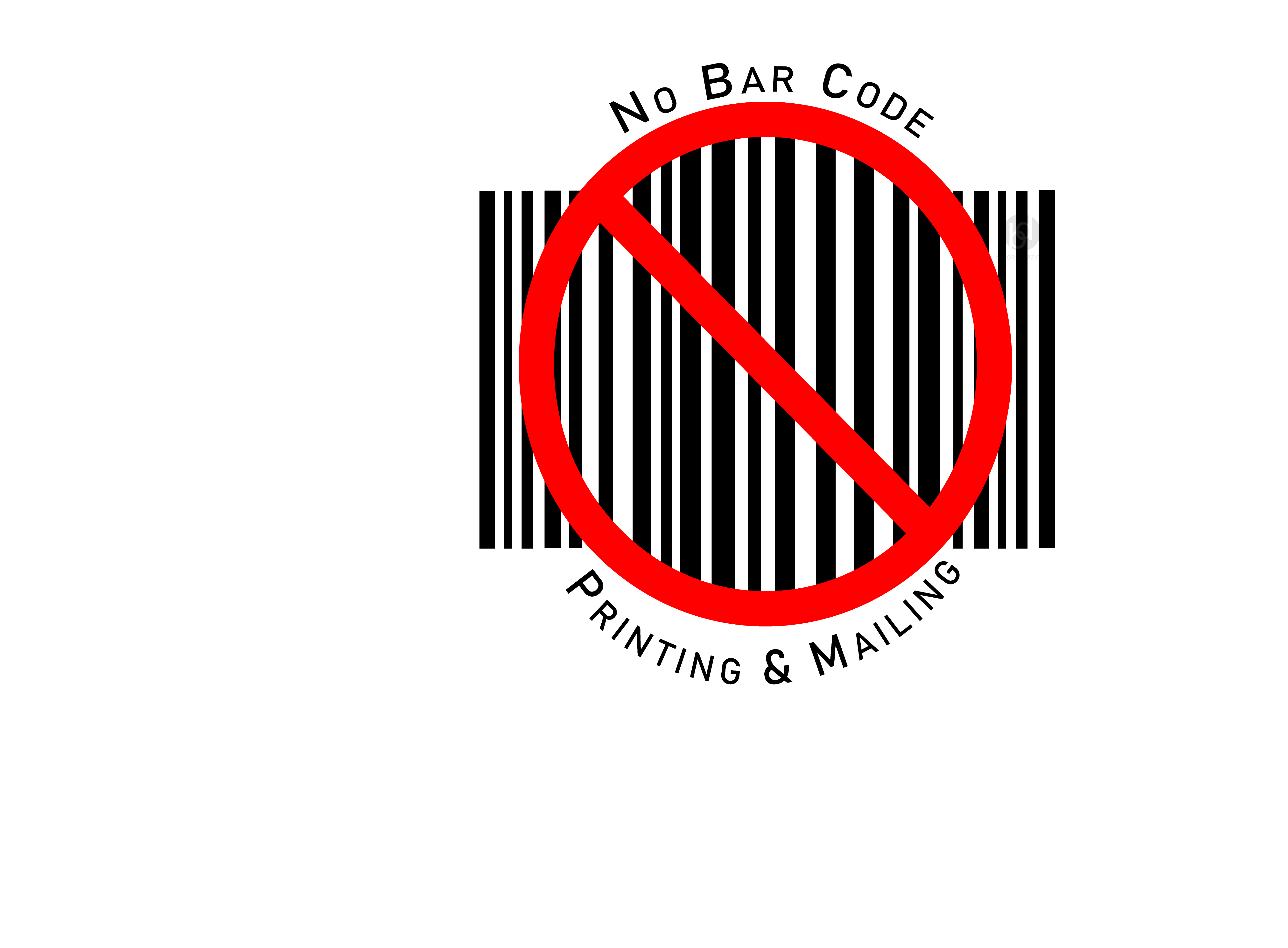 No Bar Code Printing & Mailing