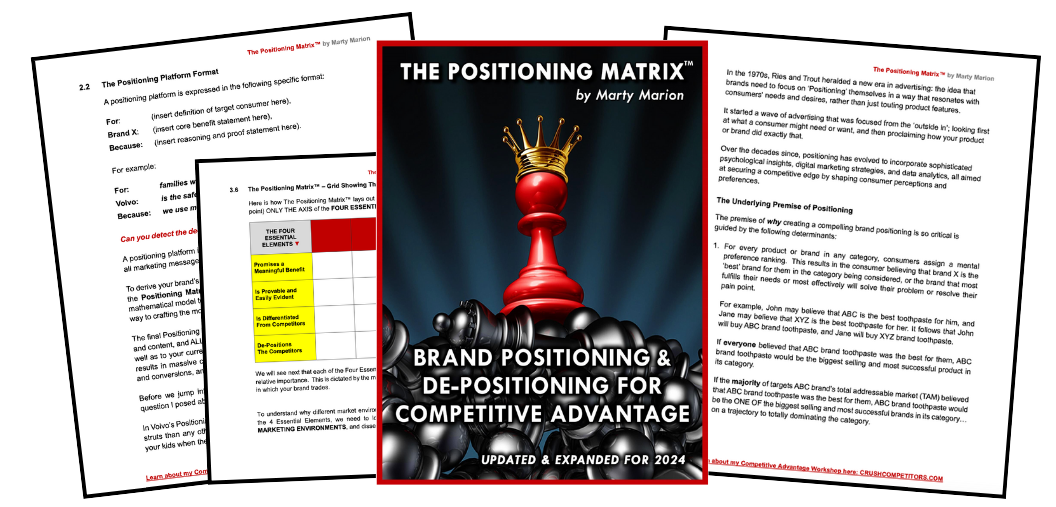 THE POSITIONING MATRIX™ by Marty Marion
