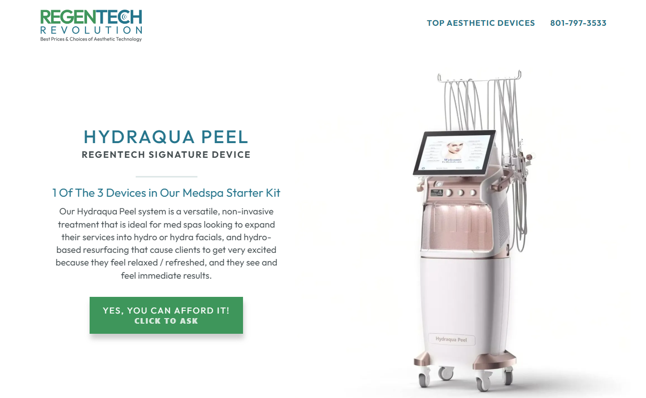 Hydraqua Peel - RegenTech Revolution