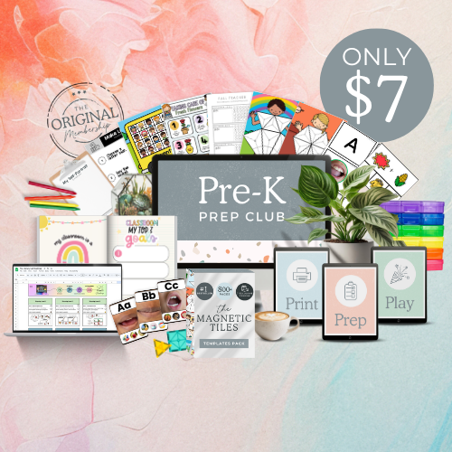 Join the Pre-K Prep Club