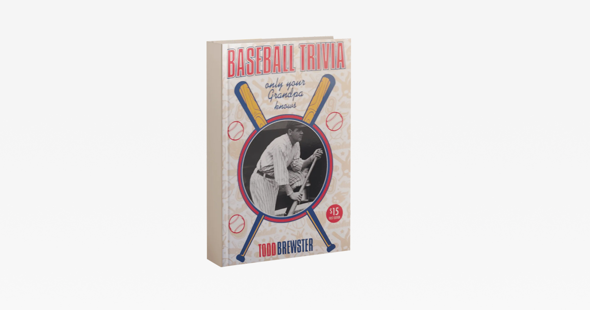 Grandpa Knows Baseball | Author Todd Brewster