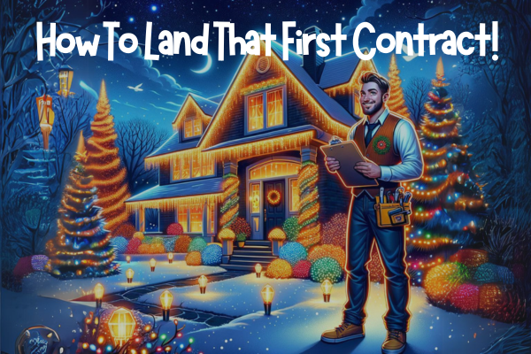How to Land Your First Christmas Lights Installation Contract