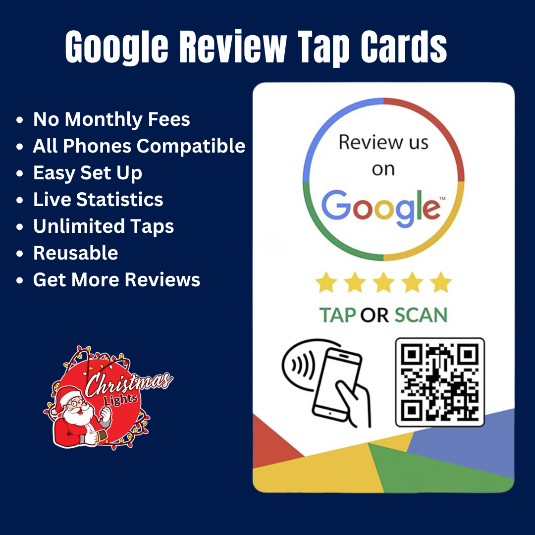 Google Review Tap Cards | Boost Business Ratings Instantly | NFC-Enabled