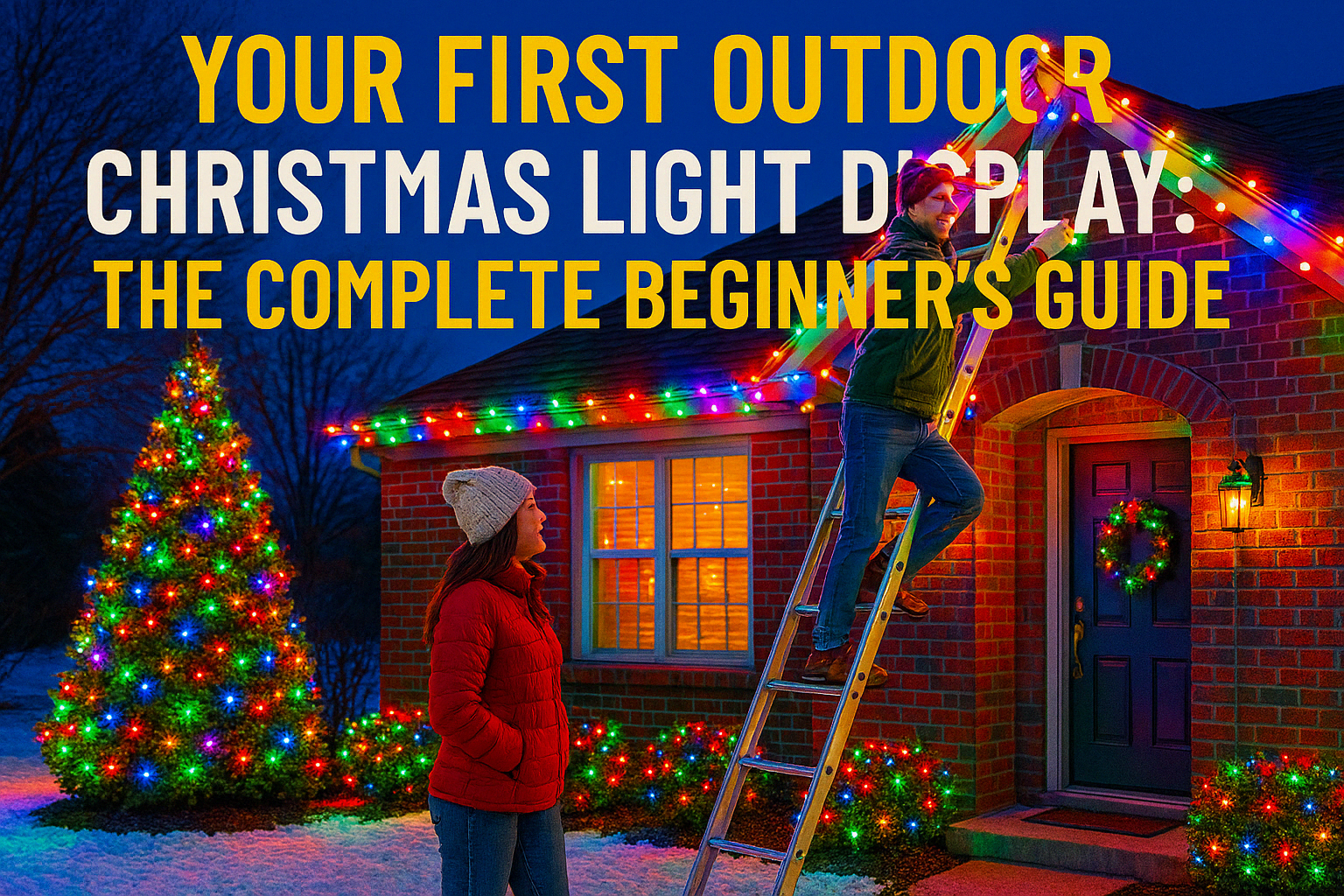 Your First Outdoor Christmas Light Display: The Complete Beginner's Guide