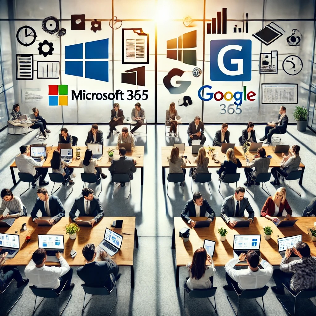 Microsoft 365 versus Google Workspace – a complete guide