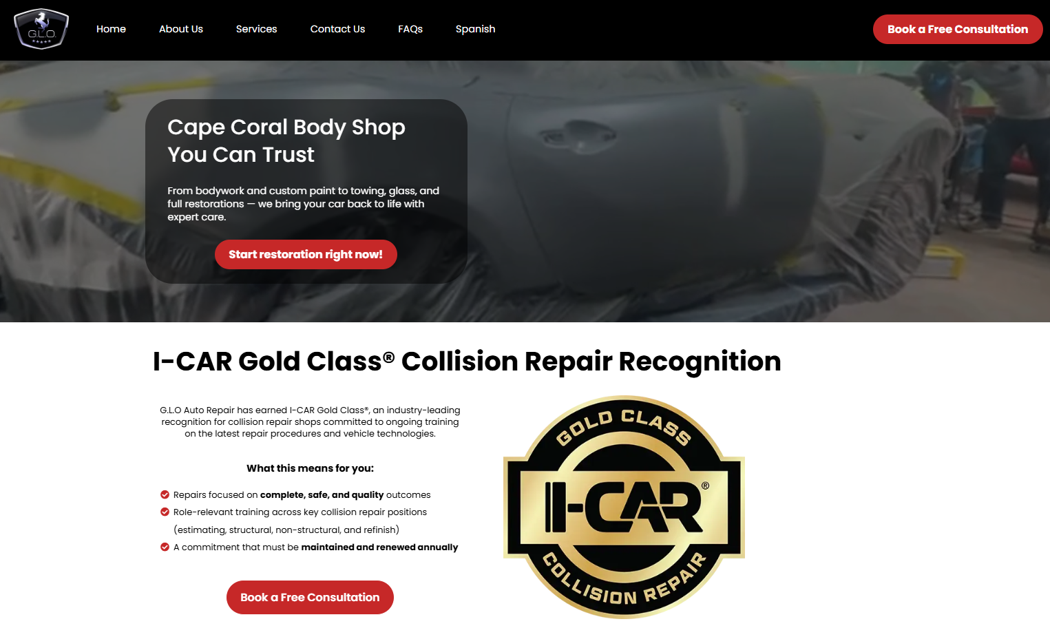 Auto Body Shop in Cape Coral | GLO Auto Repair