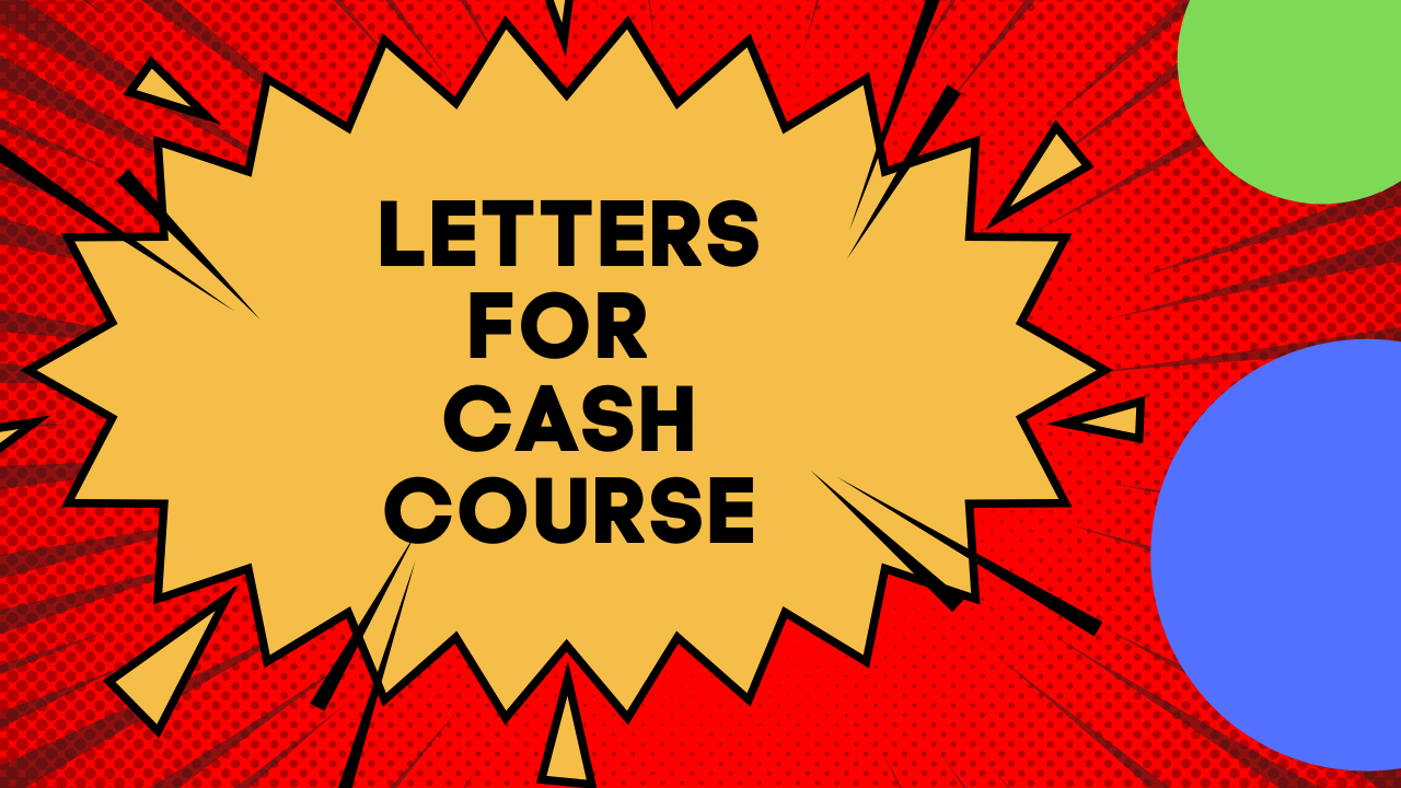 Letters For Cash
