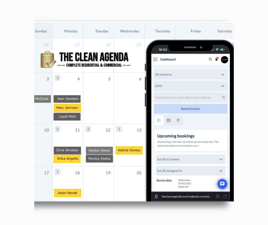 The Clean Agenda house cleaning service near me | Cleaning Checklist