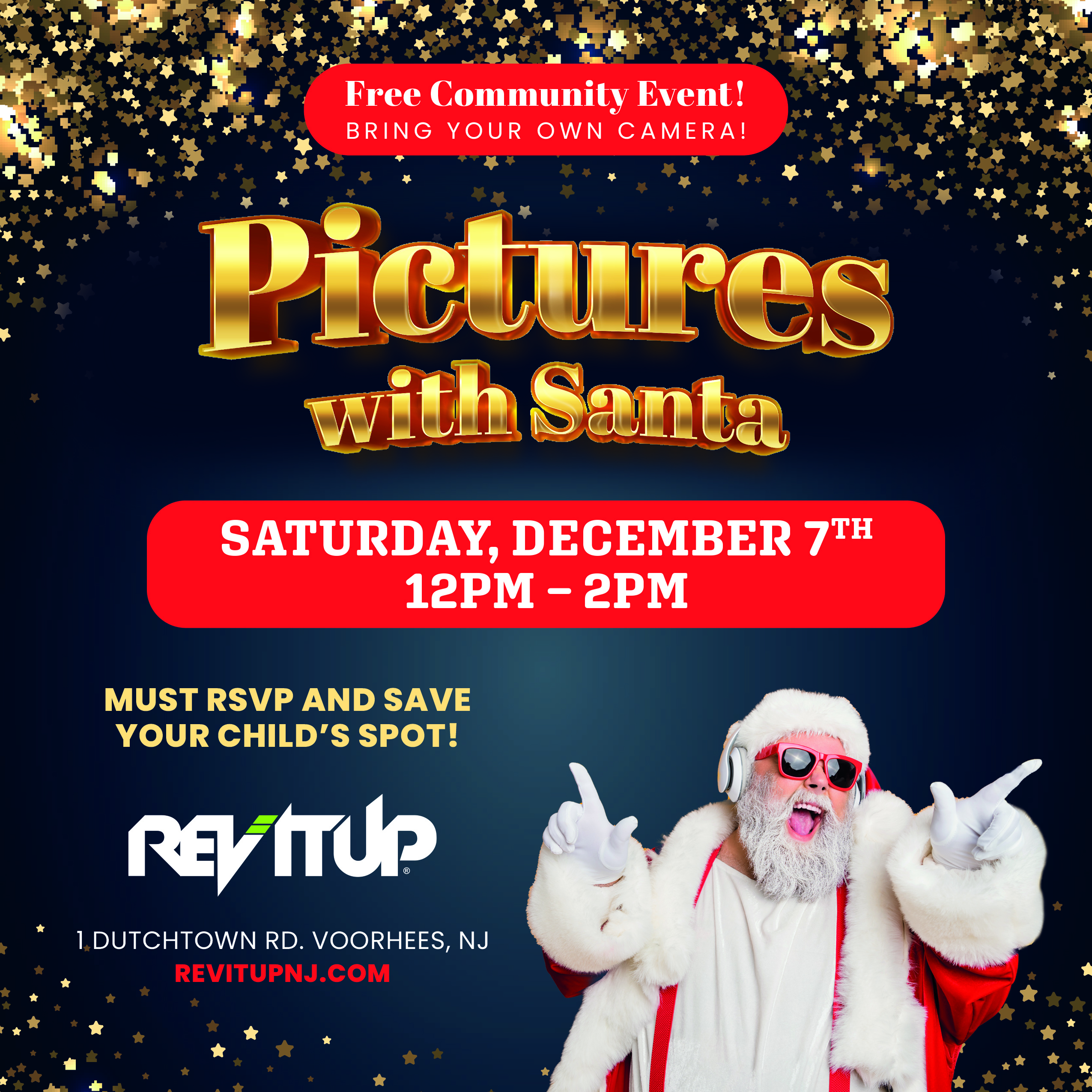 Rev It Up - Pictures with Santa