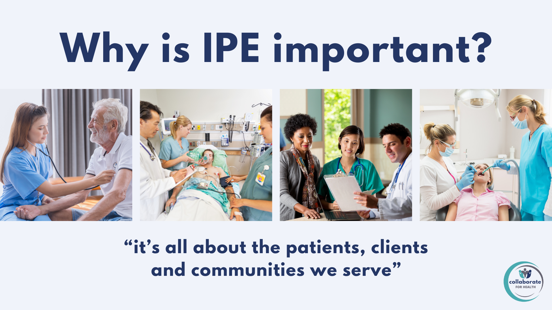 Why is Interprofessional Education Important?