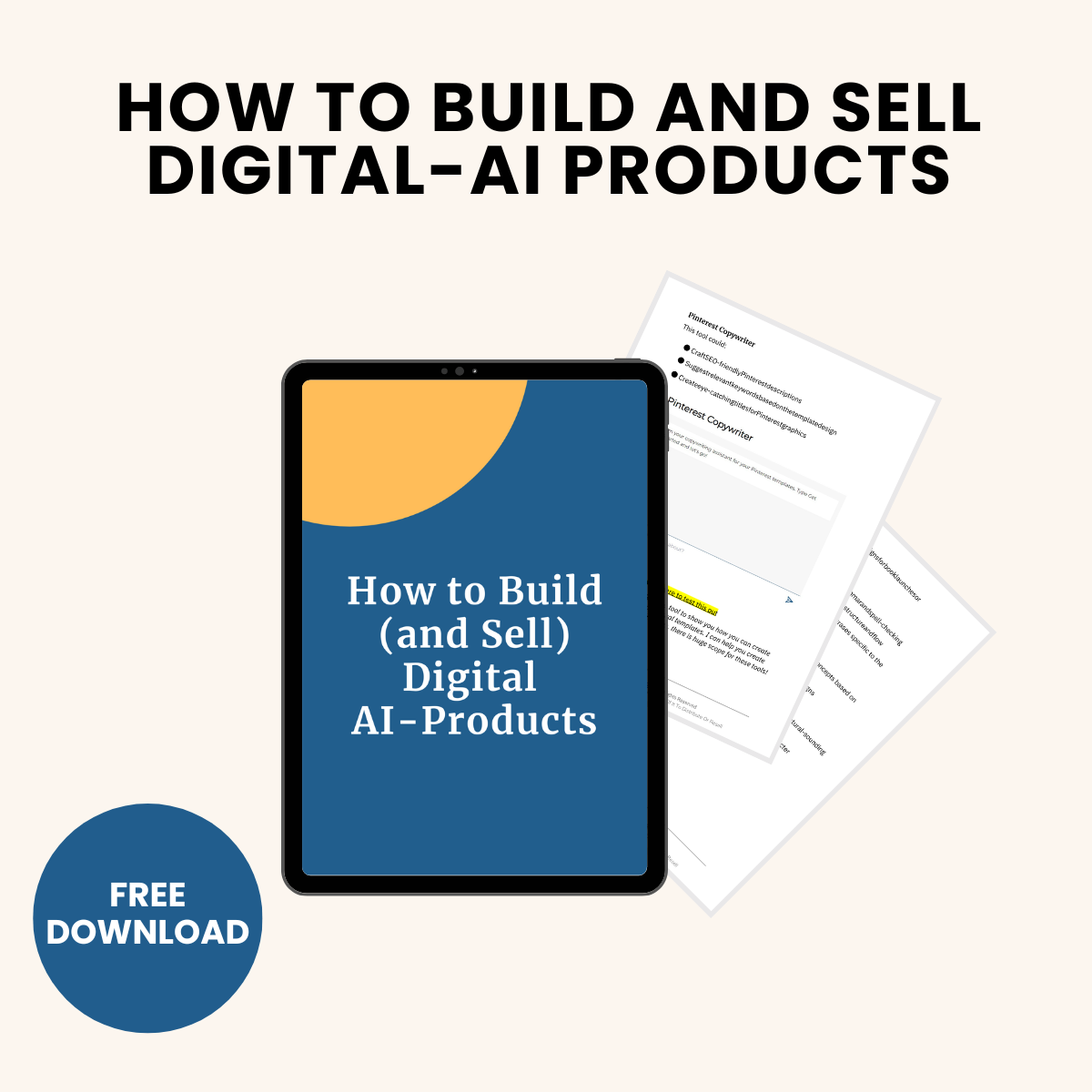 Create Sell Ai Digital Products