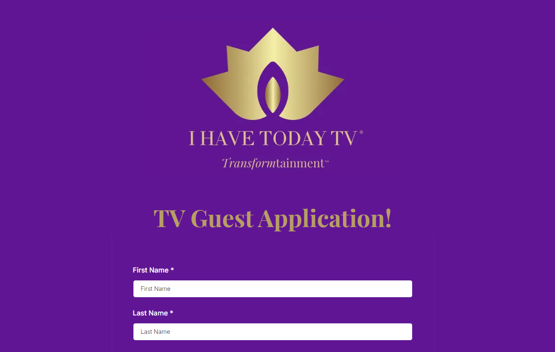 TV Guest Application