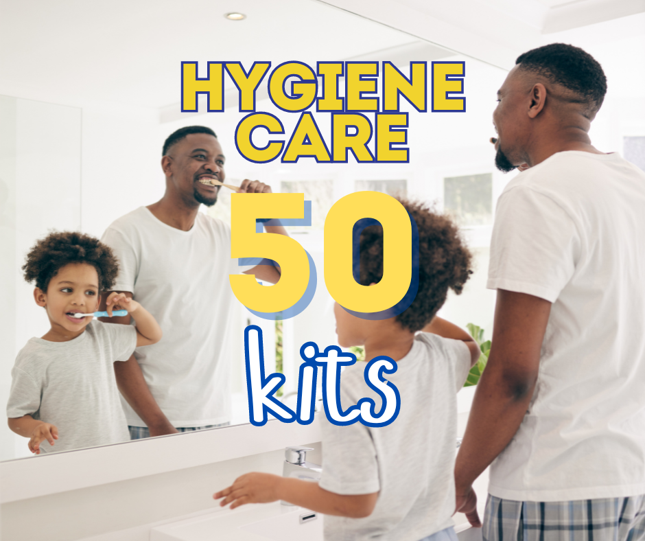 Standard Hygiene Care Kit: 50 Ready-to-Distribute Hygiene Kits