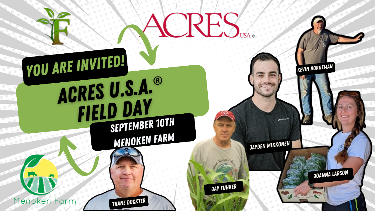 Free Organic Field Day at Menoken Farm – Sept 10, 2025
