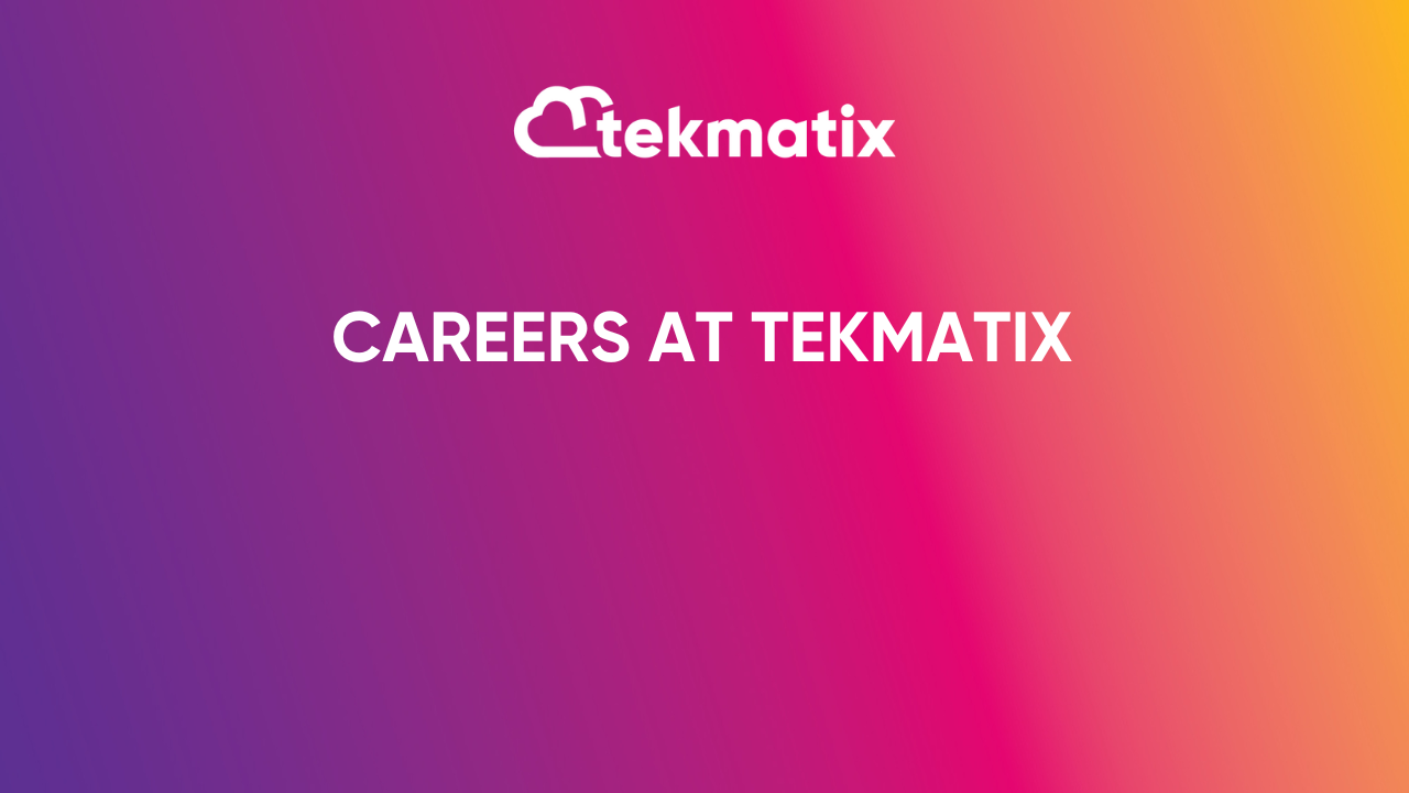 Careers at Tekmatix