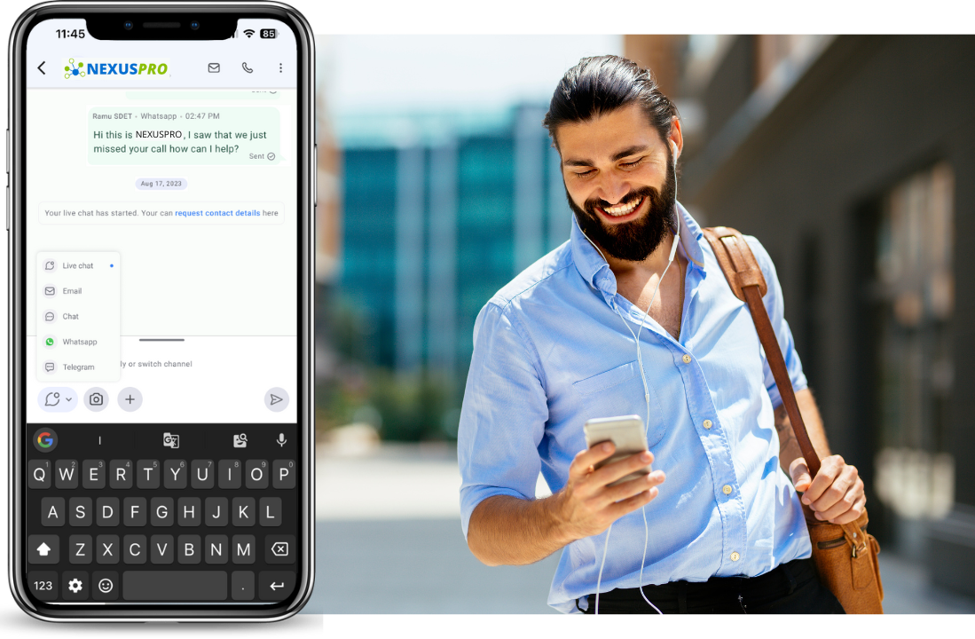 NEXUSPRO Mobile CRM App