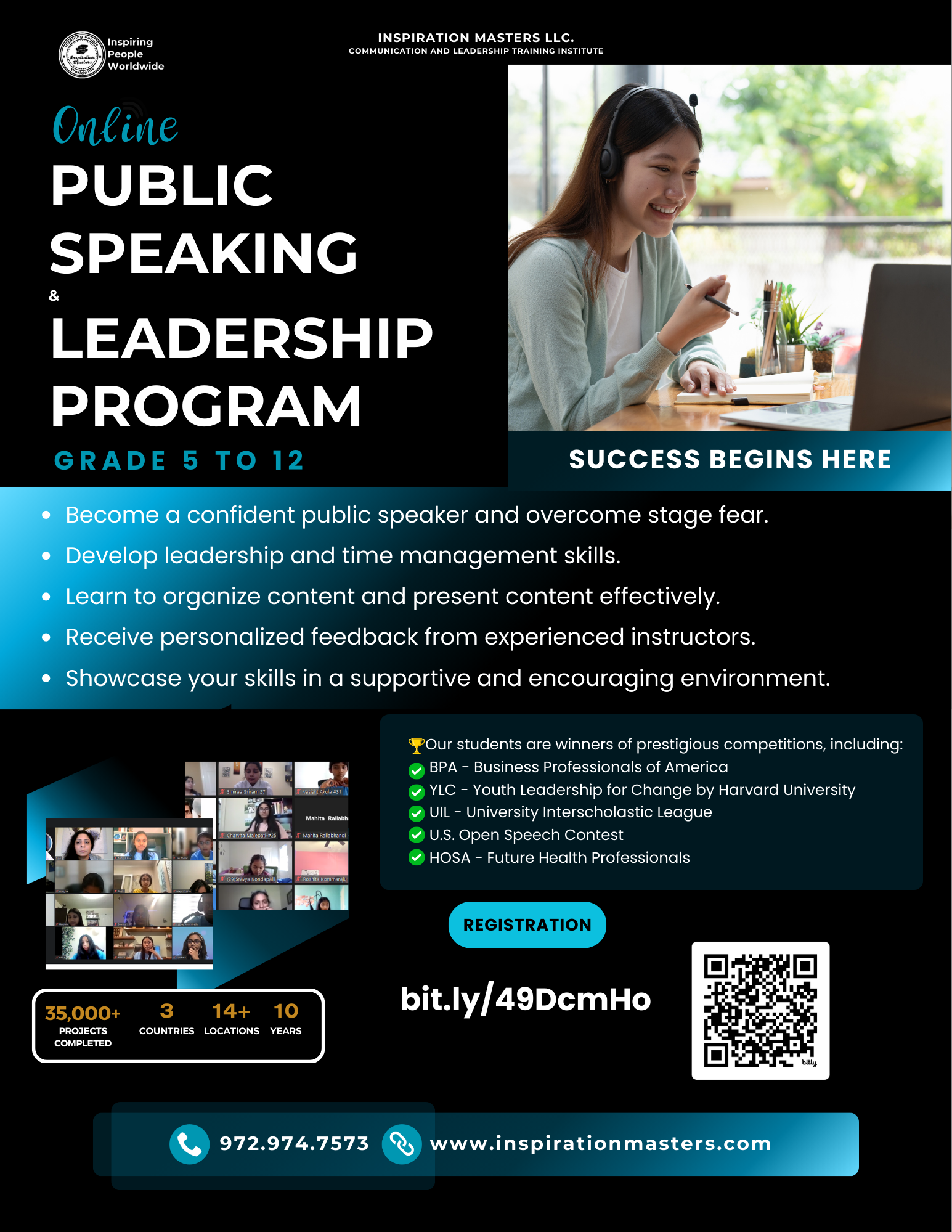 Public Speaking and Leadership Programs Online