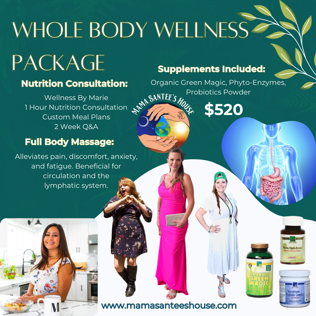 Whole Body Wellness Package – Nutrition & Bodywork Support