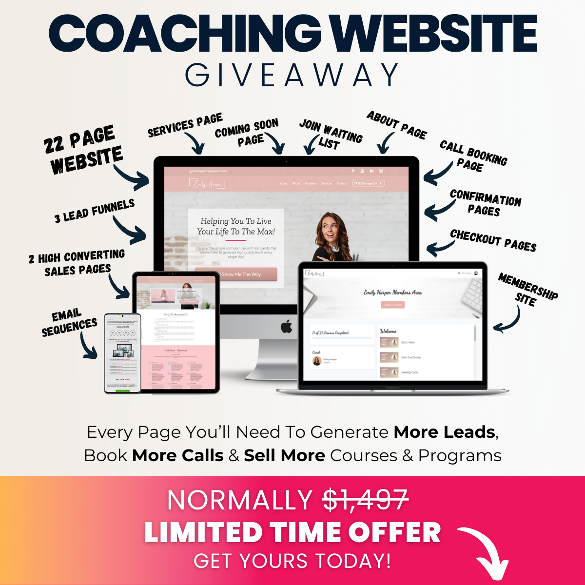 Coaching Website Template