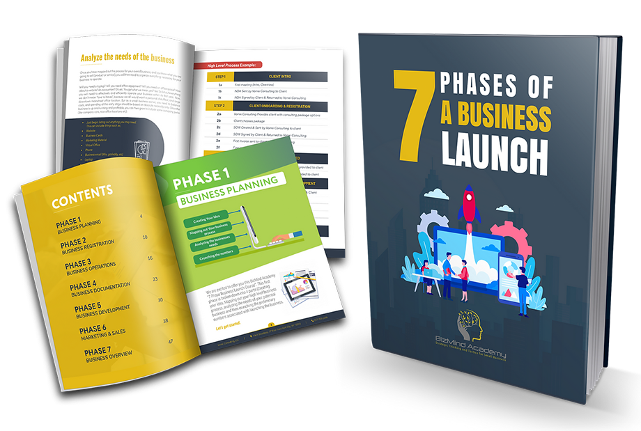 7 Phases of a Business Launch E-Book