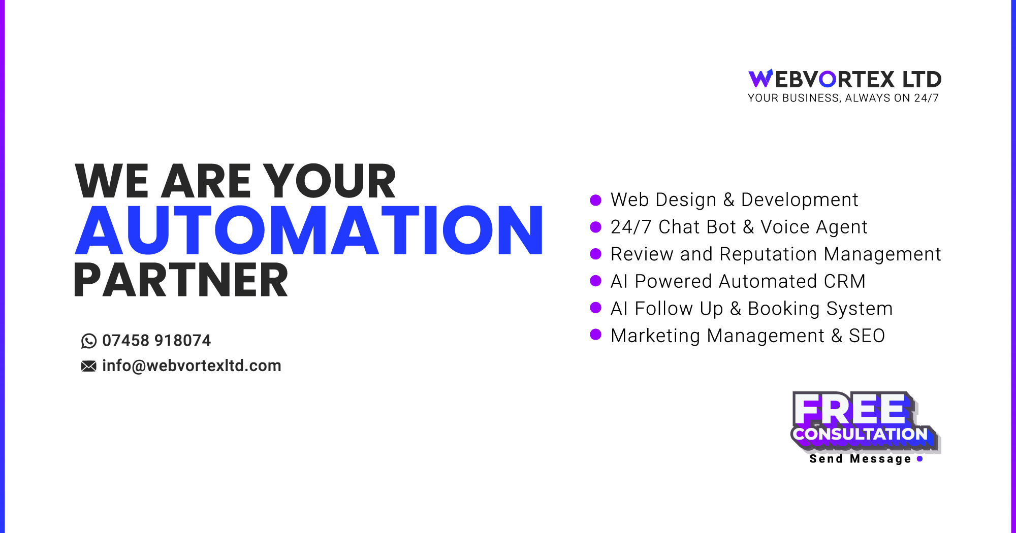 Innovative Digital Solutions for the Modern Web | WebVortex Ltd