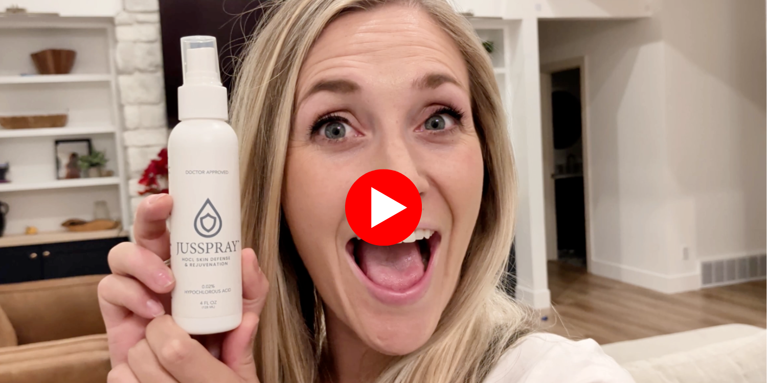 JUSSPRAY™ | Doctor-Approved HOCl Skin Defense Mist