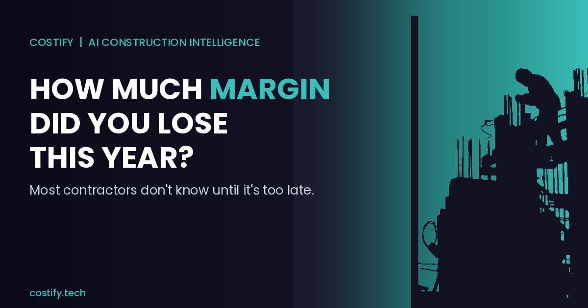 Costify | AI construction intelligence for contractors and asset owners