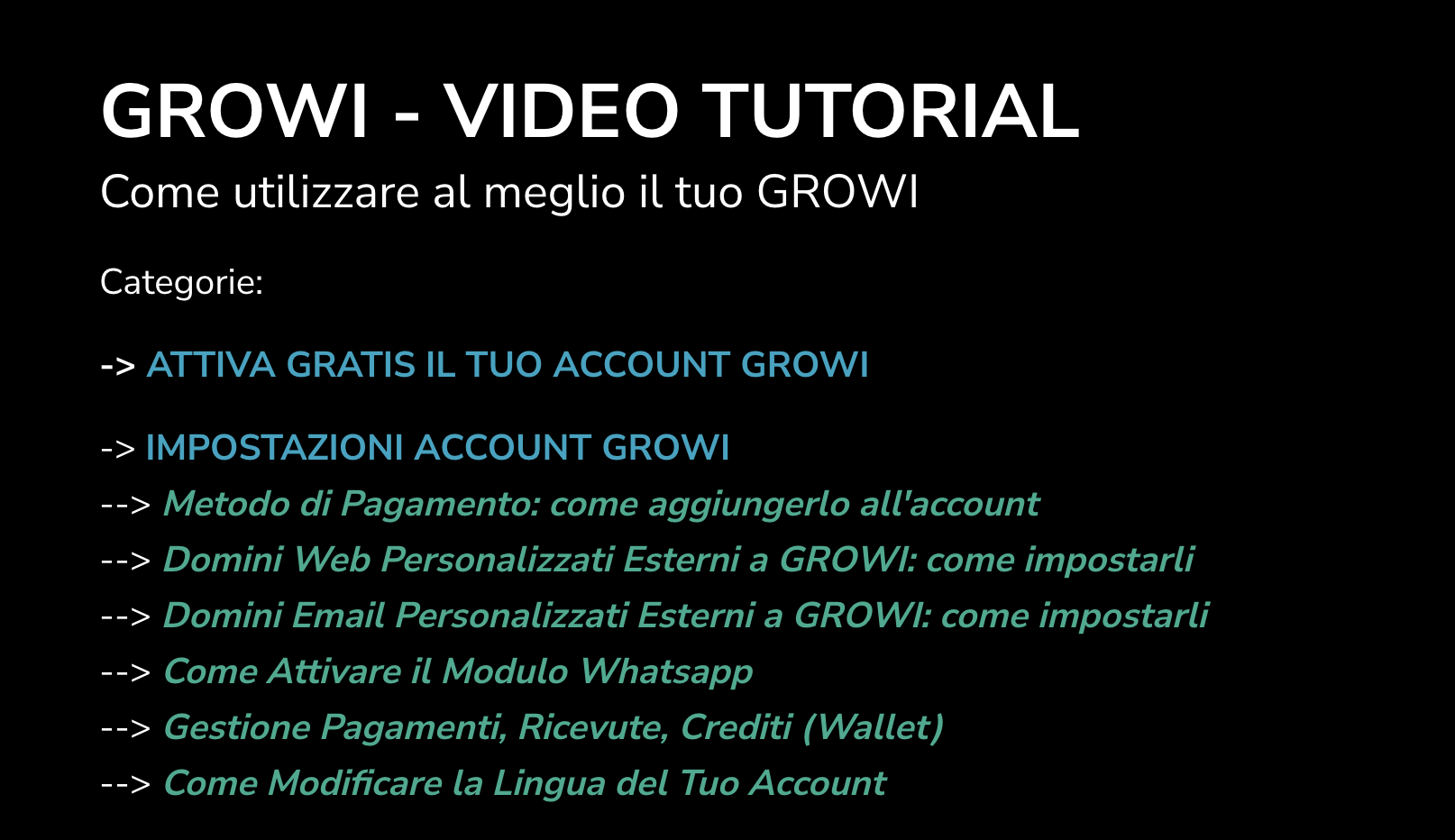 GROWI | Video Tutorial