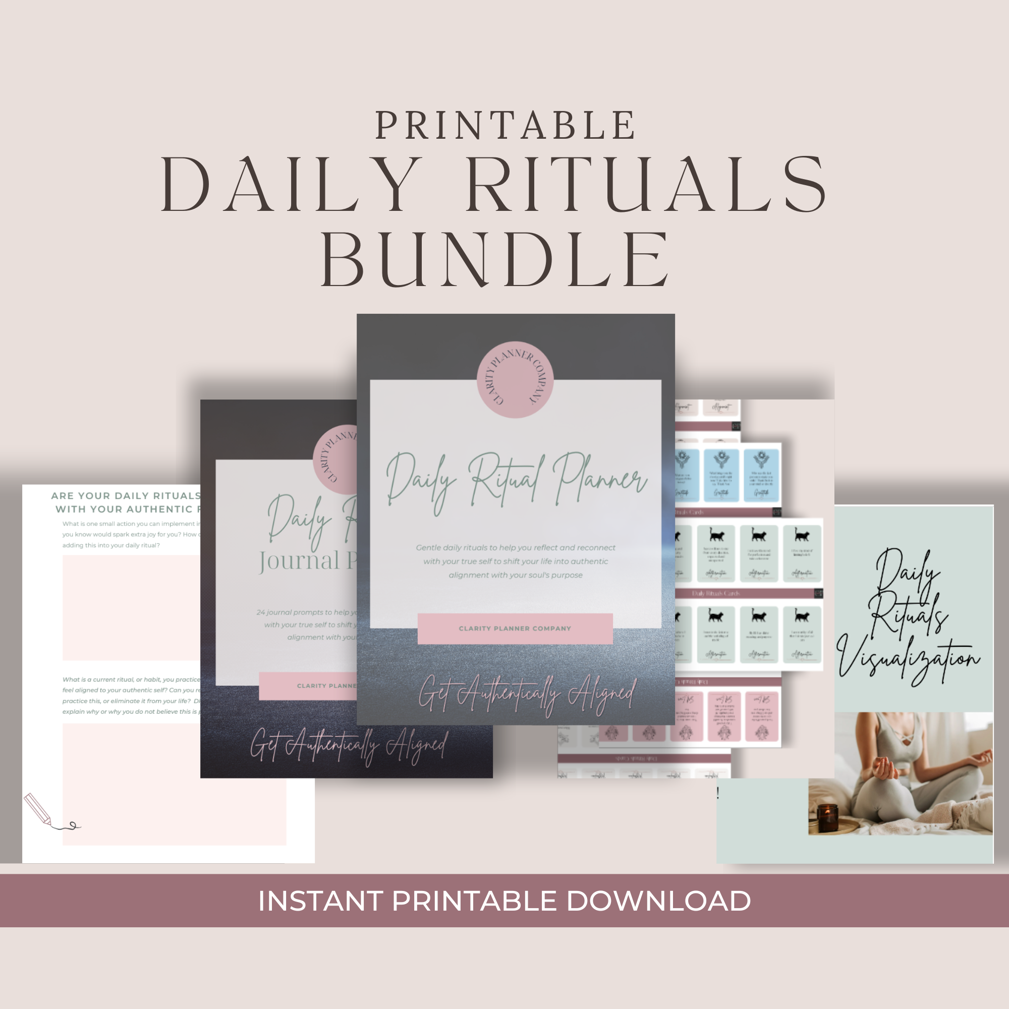 Daily Rituals Printable Planner Bundle