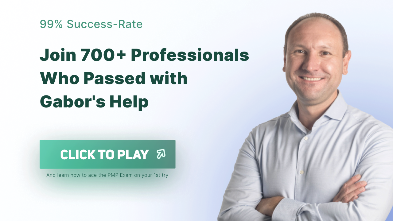 Ace Your PMP in 8-Weeks | Gabor Stramb