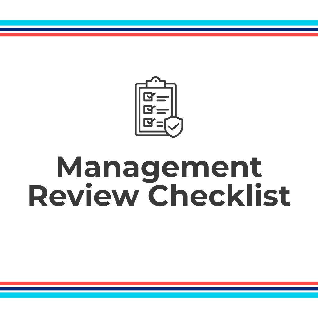 Management Review Checklist for Bookkeepers