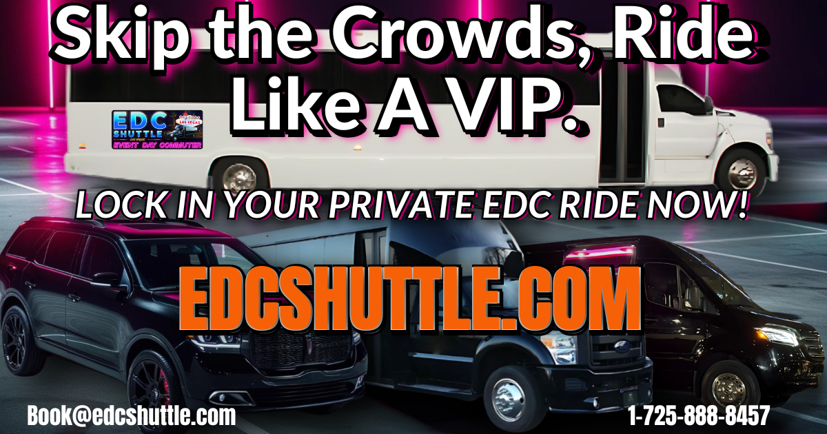 EDC Private Car Service | Luxury EDC Festival Transport