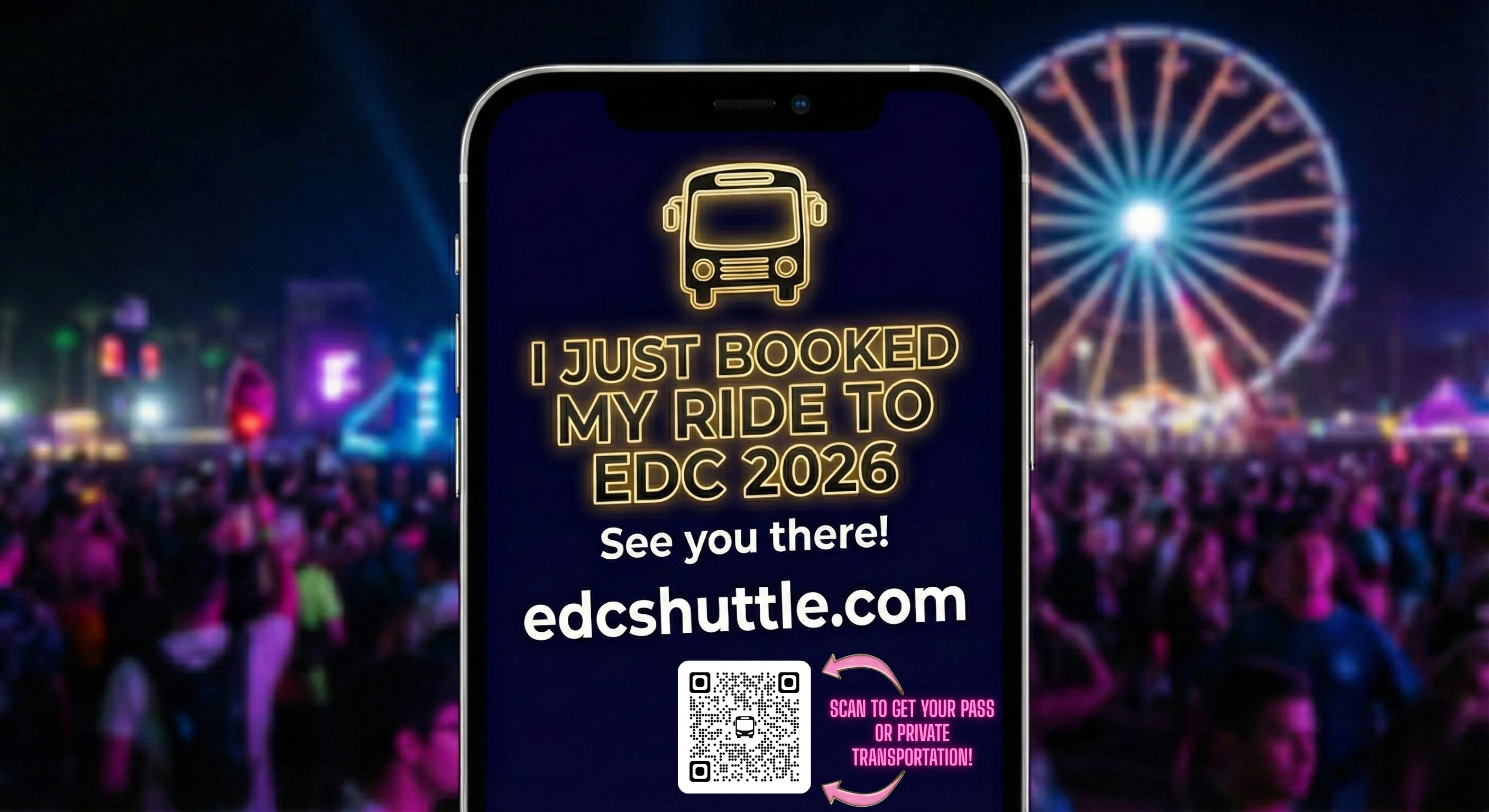 EDC Las Vegas Shuttle Passes 2026 | Official EDC Shuttles Sold Out?