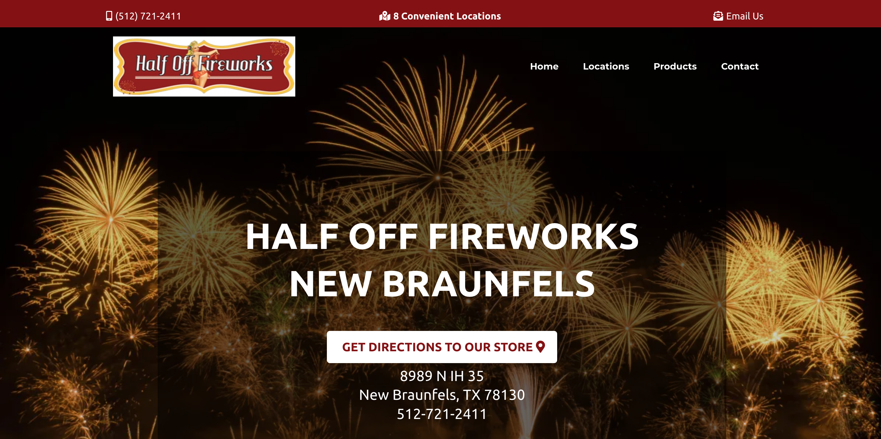 Half Off Fireworks | New Braunfels' Top Fireworks Stand
