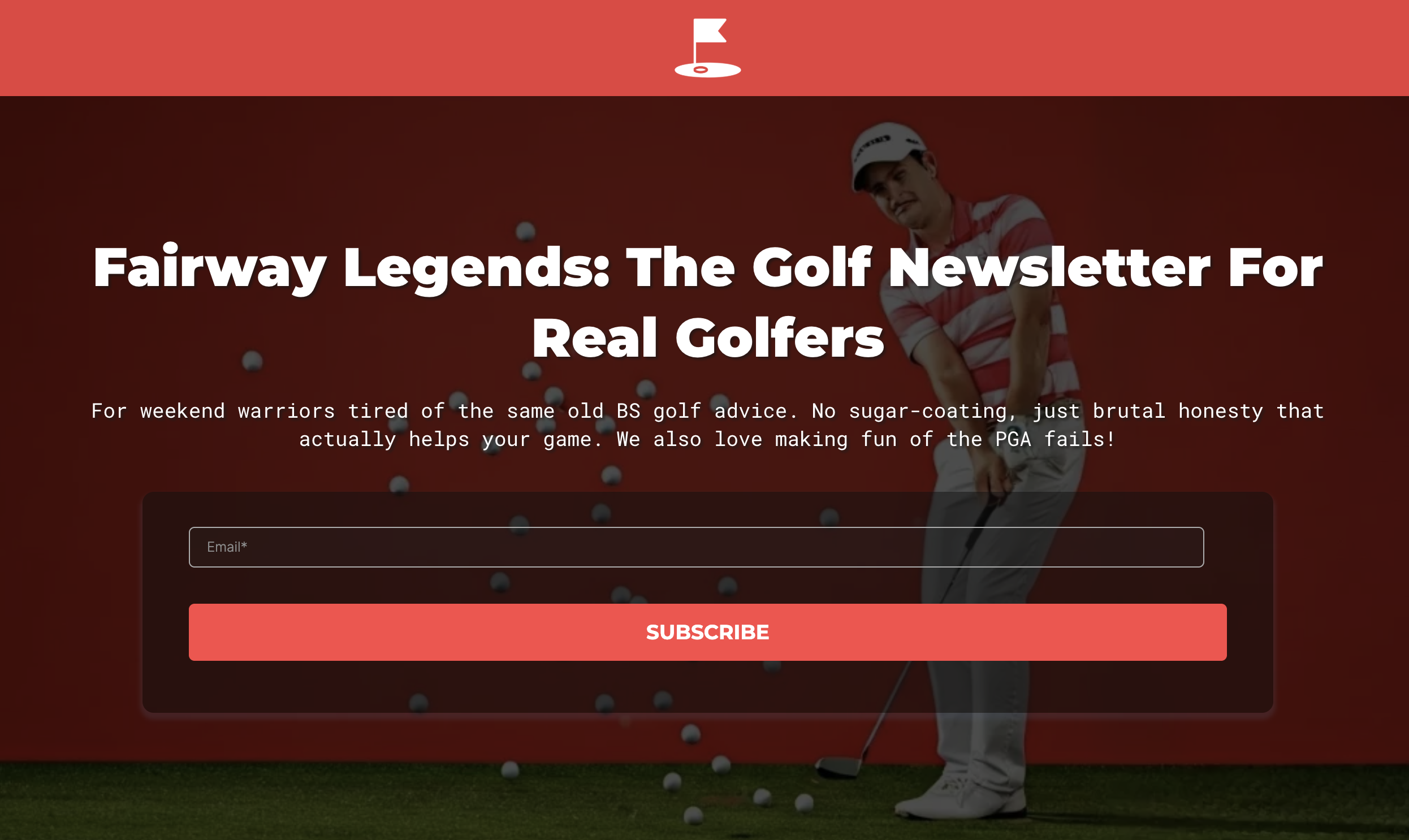Fairway Legends Newsletter | Sign-Up