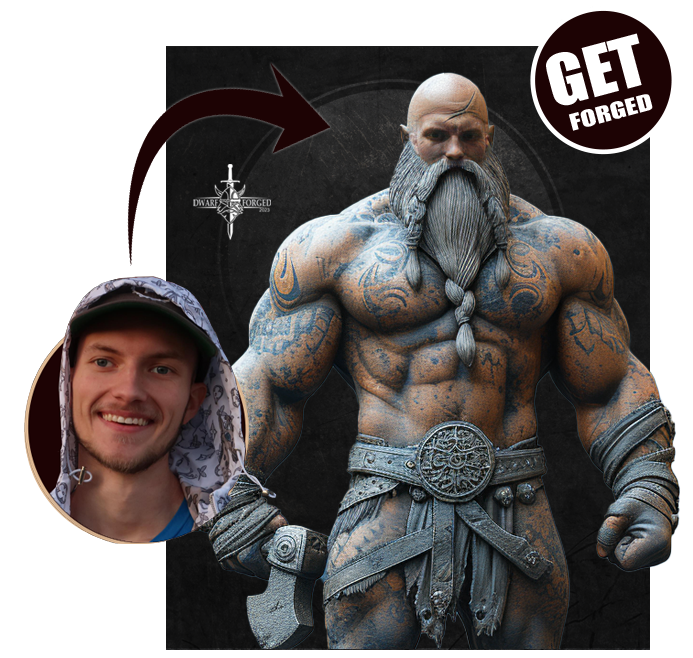 Dwarf Forged: Epic Fantasy Character Artwork Transformations