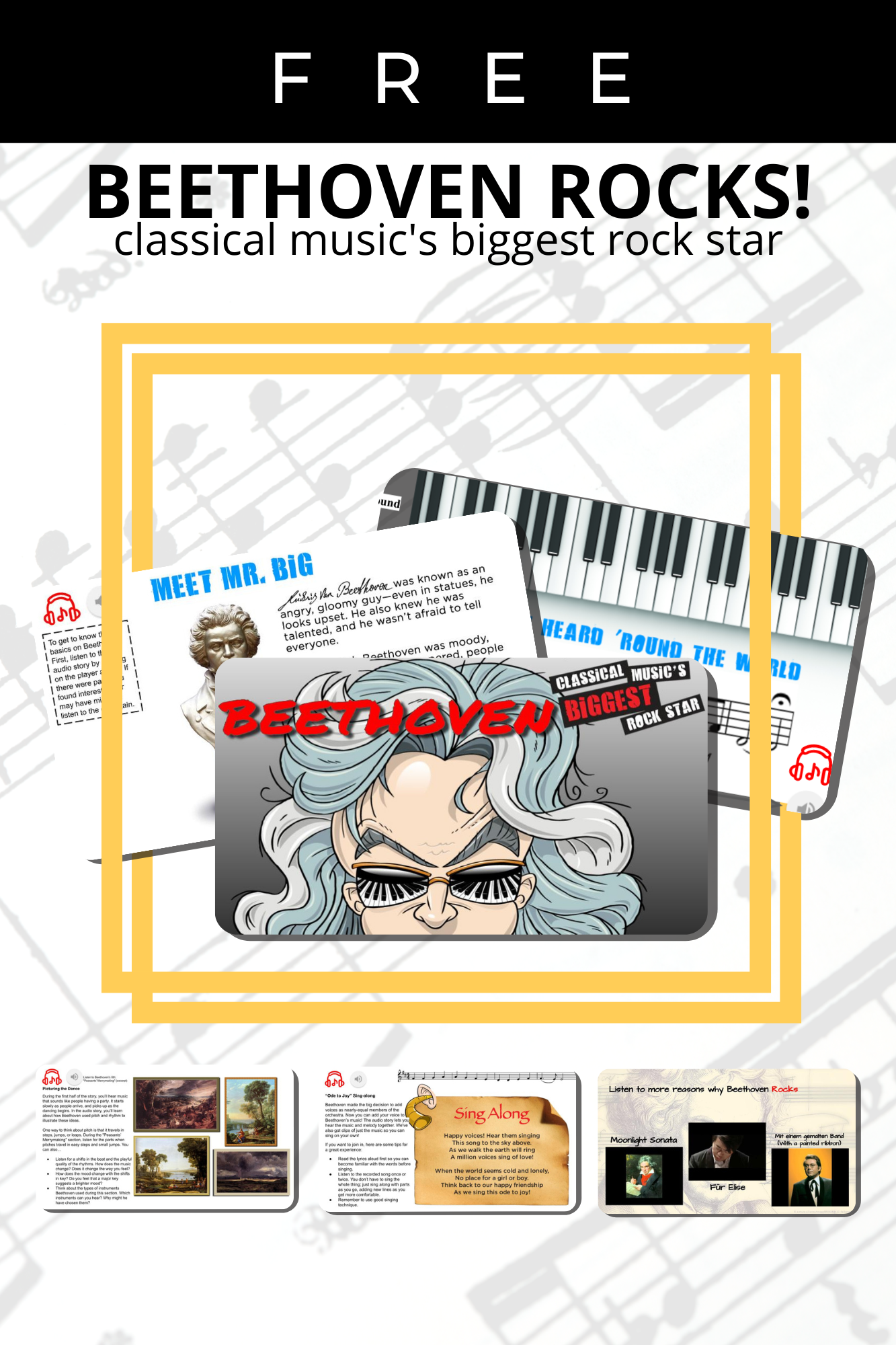 Beethoven Rocks Freebie
