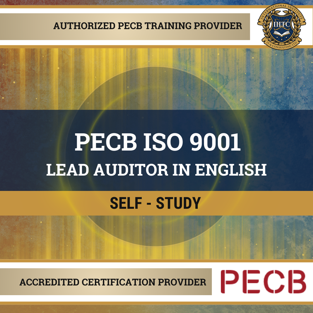 PECB ISO 9001 Lead Auditor – Self Study with PECB Exam Voucher of 2 at