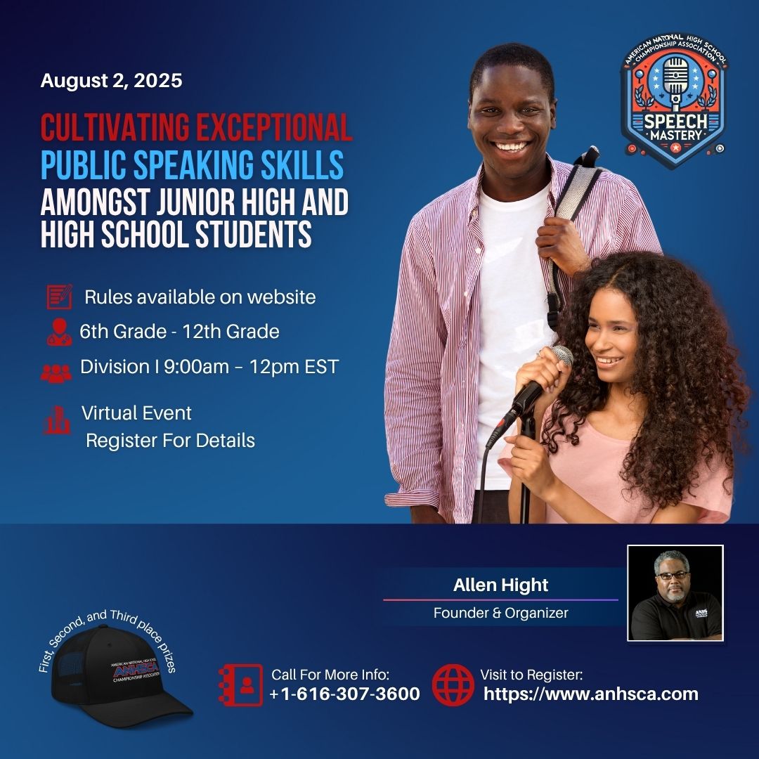 Speech Master Contest | ANHSCA