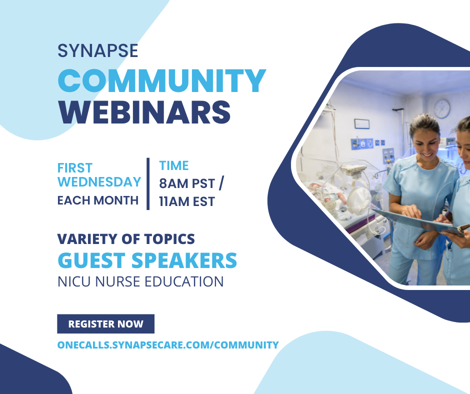 FREE Synapse Community Webinars