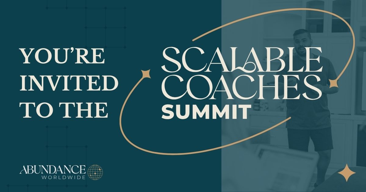 Scalable Coaches Summit: Scale, Own & Exit Your Coaching Business