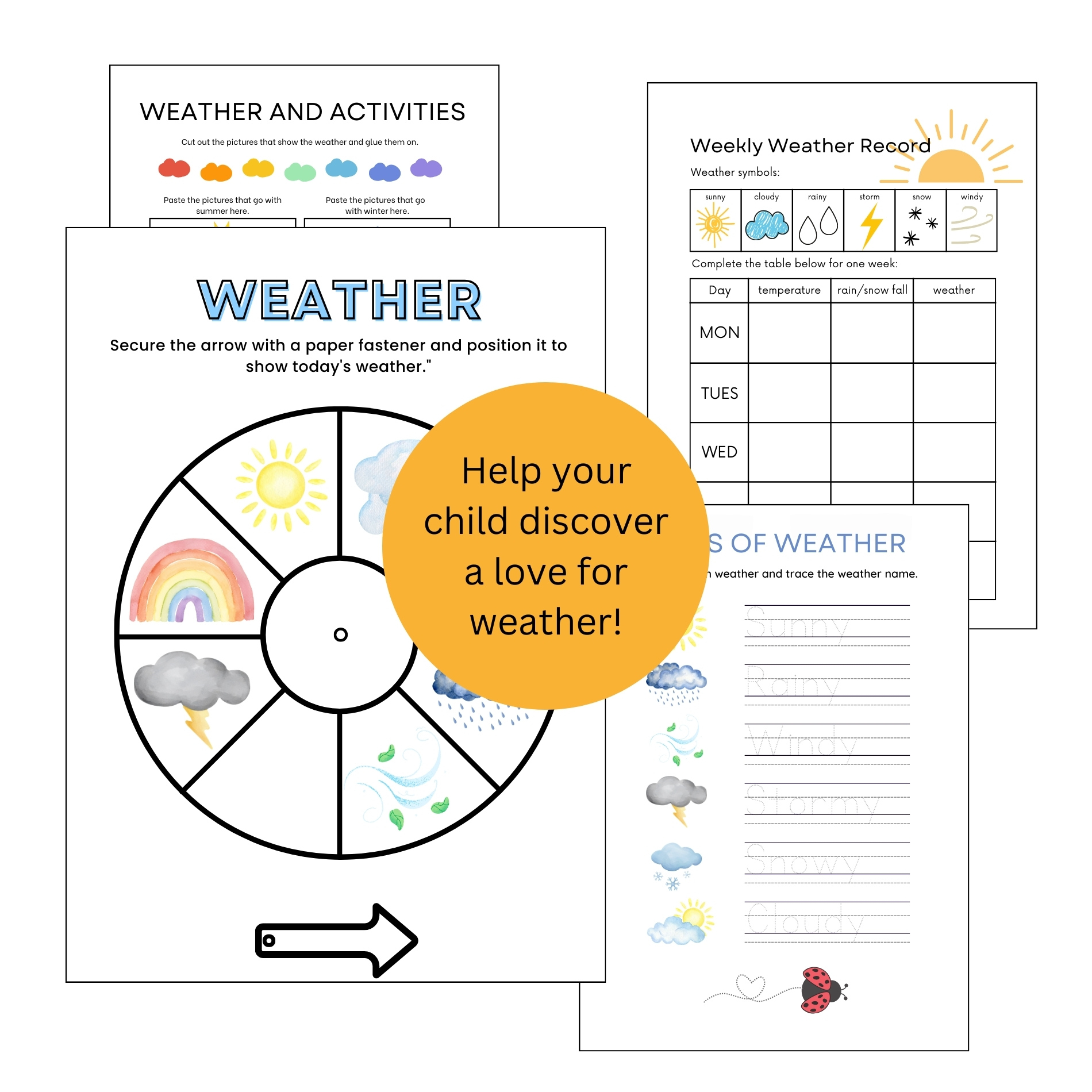 Weather Activity Pack Ages 4-8