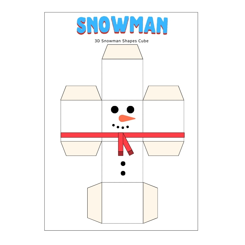Snowman Cube
