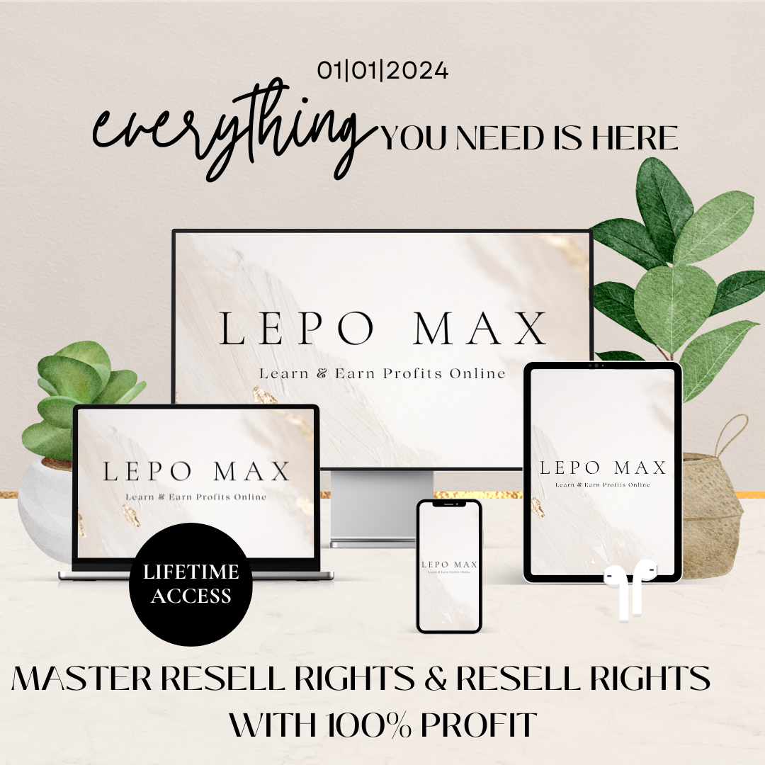 Digital Marketing with Master Resell Rights | Learn & Earn Profits Online