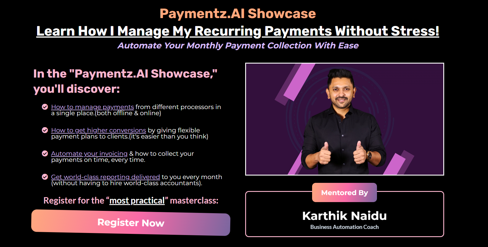 Paymentz Showcase