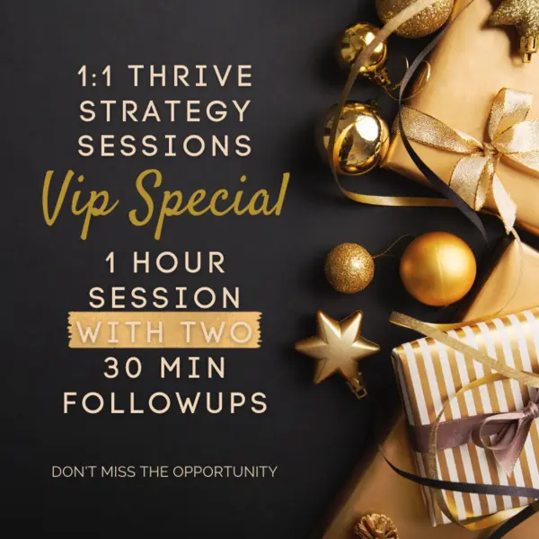 1:1 Thrive Strategy Sessions
