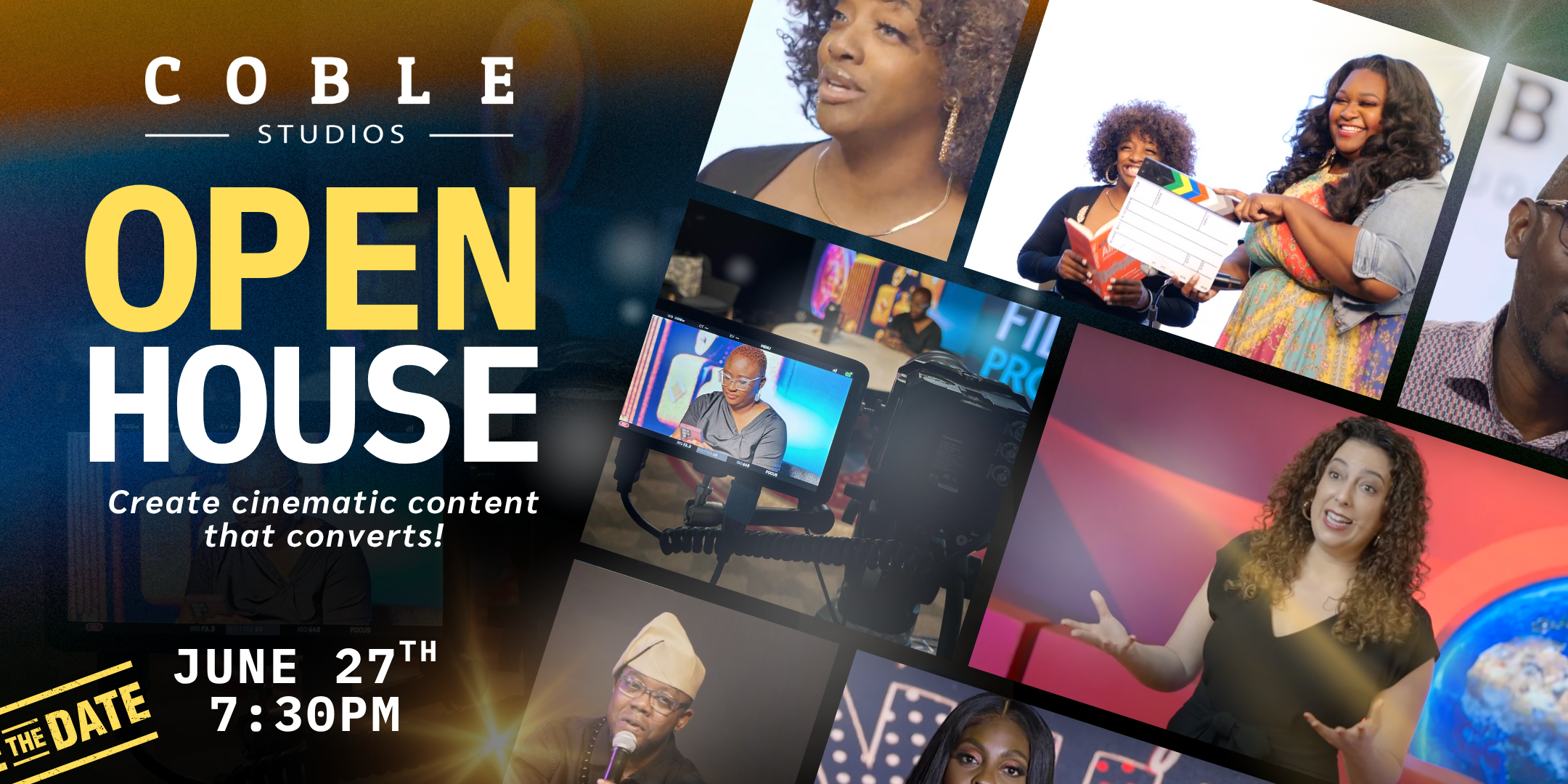 Coble Studios Open House: Create Content That Converts Optuno +3