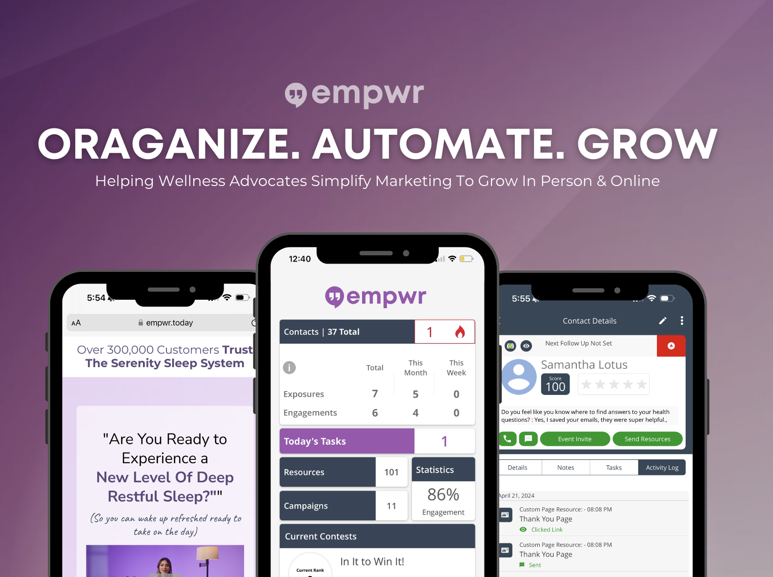 Organize Automate & Grow Your Business With The EMPWR APP