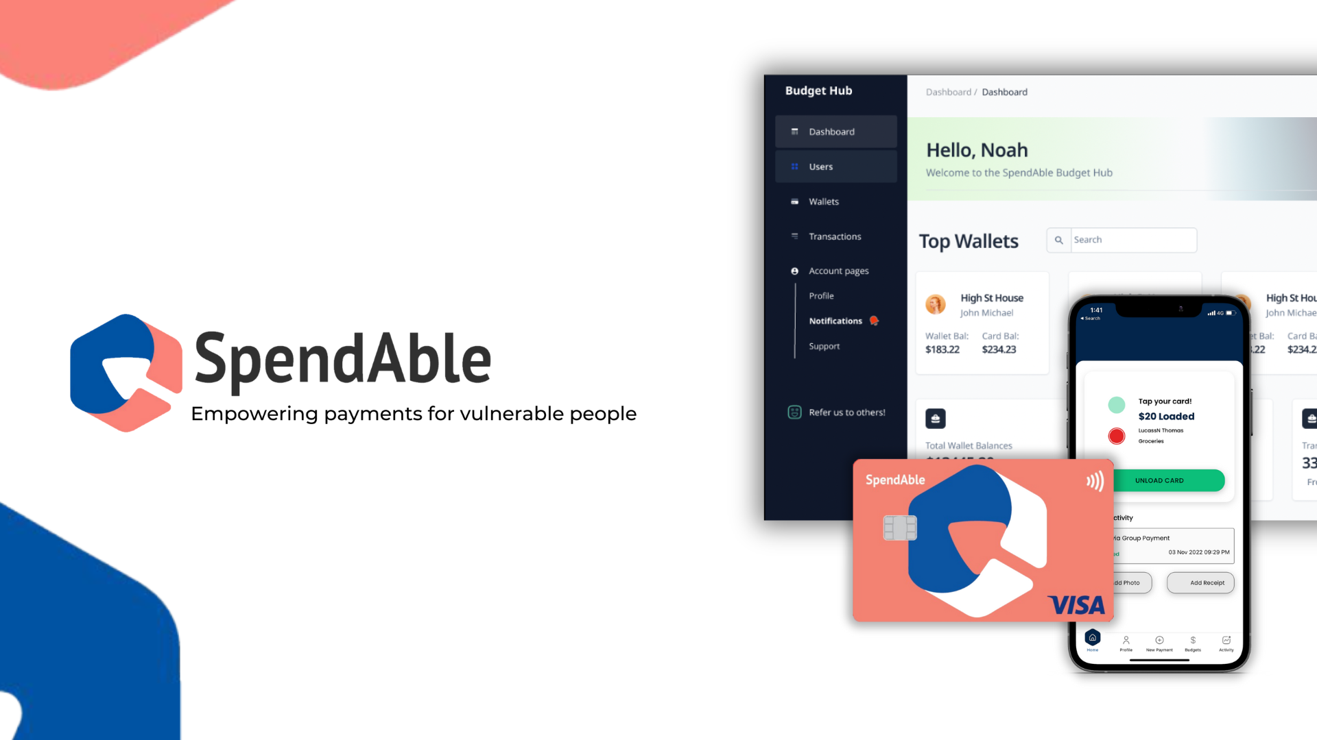 Money Handling App for Participants & Elderly People | SpendAble